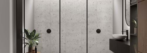 White Gypsum Tile Effect Wall Panels - Multipanel